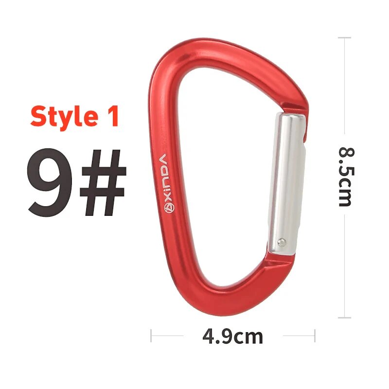 Xinda карабин для ключей Красный, Type 9 Style 1 Red