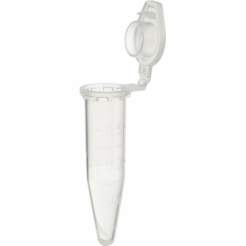 Пробирка микроцентрифужная (Эппендорфа) 0,5мл, дел, нестер. ПП 1000шт/уп, 1768658
