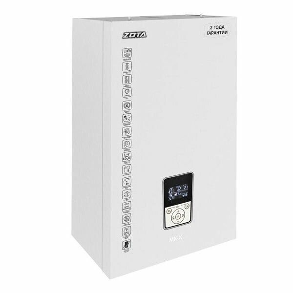 Электрический настенный котел ZOTA 6 MK-X, электронное управление, 6 кВт