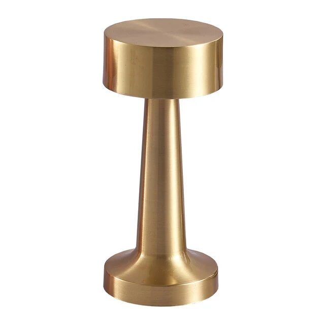Настольная лампа Claeted золотая LED rechargeable C Gold