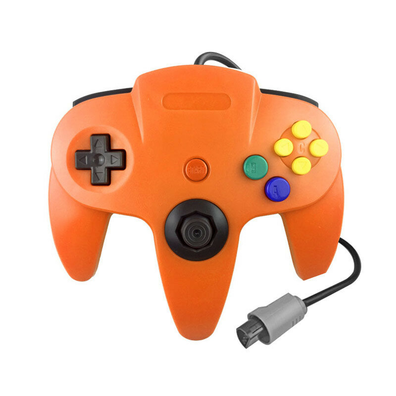 Игровой контроллер N64, проводной контроллер Nintendo N64, в наличии, доступны различные цвета