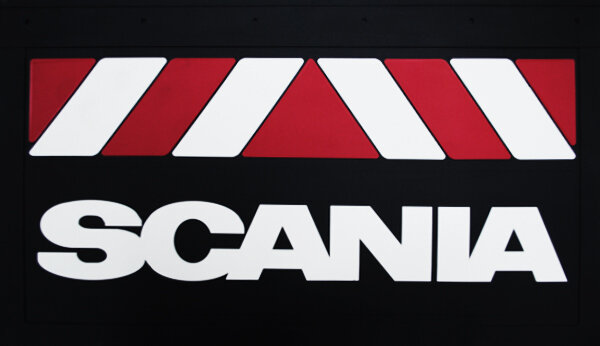 Брызговики 580х360мм Резина. Надпись "SCANIA" 2 шт. (10188)