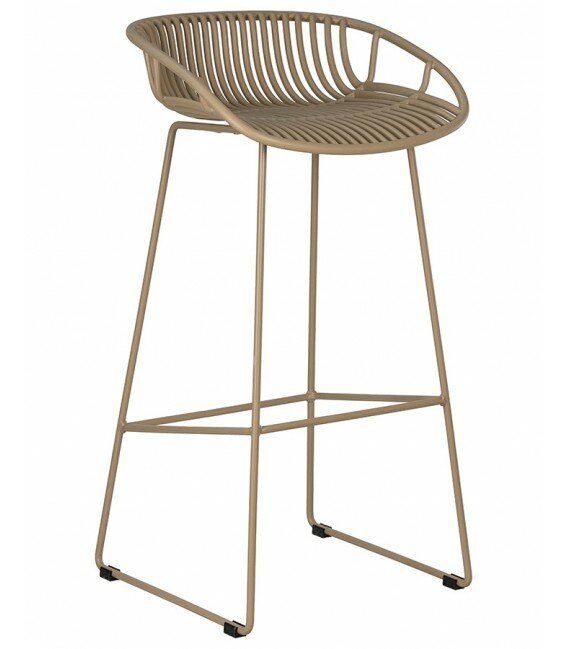 Стул барный DOBRIN FRANK 775APP-LMZL, бежевый
