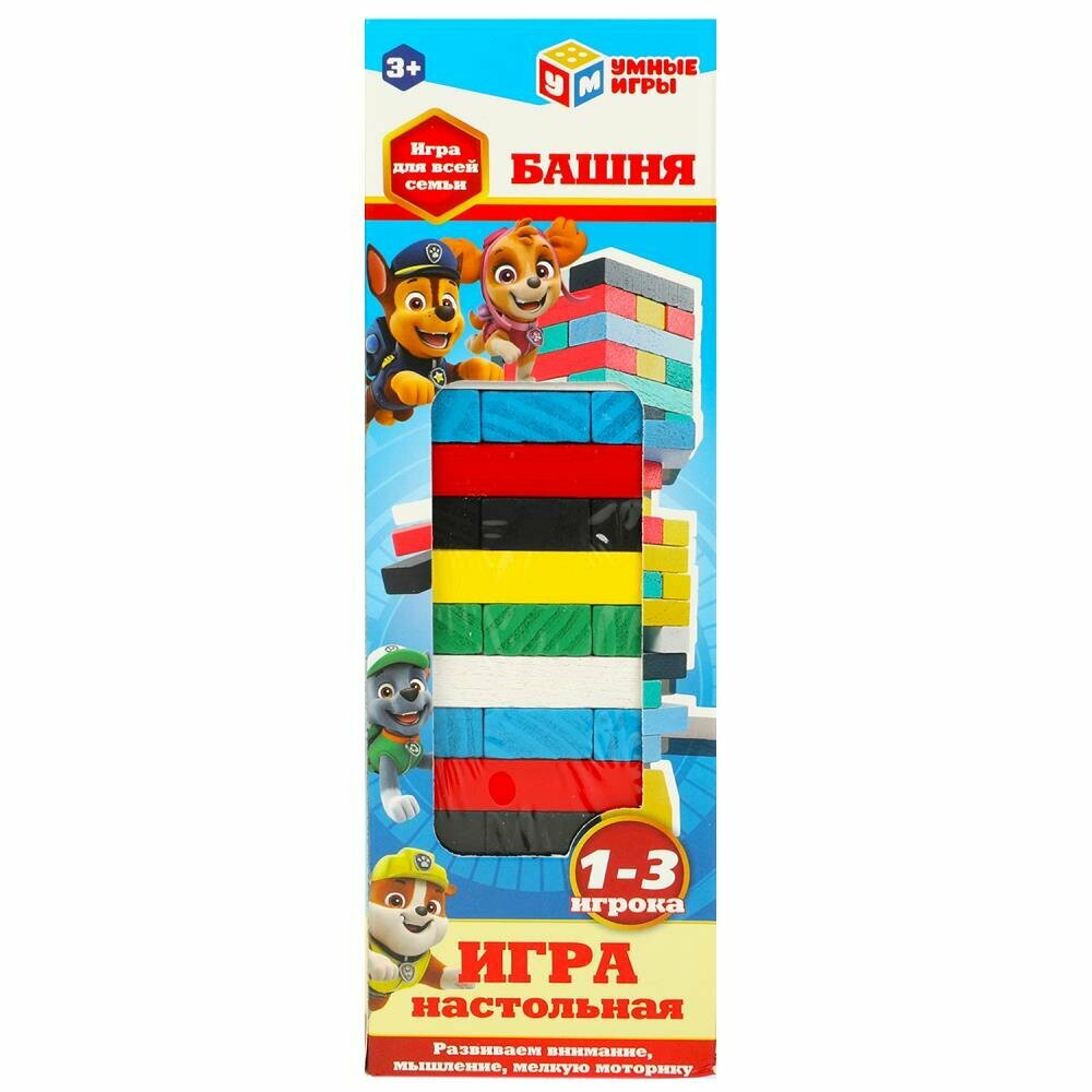 Настольная игра башня, дерево Умные игры 2007K711-R7