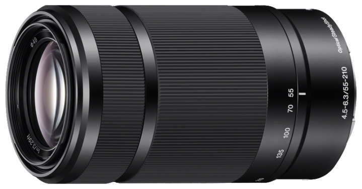 Объектив Sony SEL E 55-210mm f/4.5-6.3 OSS (SEL-55210), черный