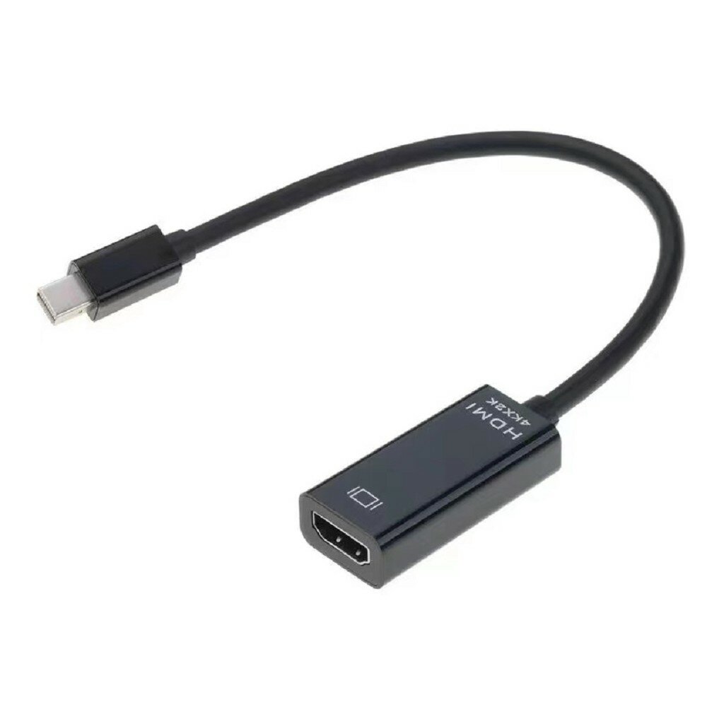 Bion Кабель переходник mini DisplayPort - HDMI, 20M-19F, 4k@30Hz, 15см, черный BXP-A-mDPM-HDMIF-015