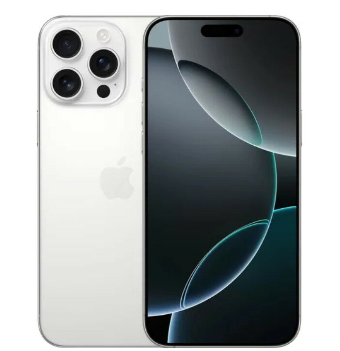 Смартфон Apple iPhone 16 Pro 256GB Nano Sim+eSim White Titanium (белый титан)