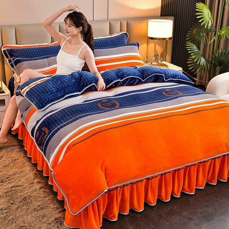 Комплект кровати из четырех предметов 2-х спальное 200х230 см, зимнее