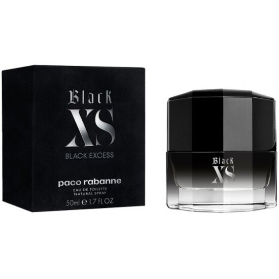 Мужская туалетная вода Paco Rabanne Black XS, 50 мл