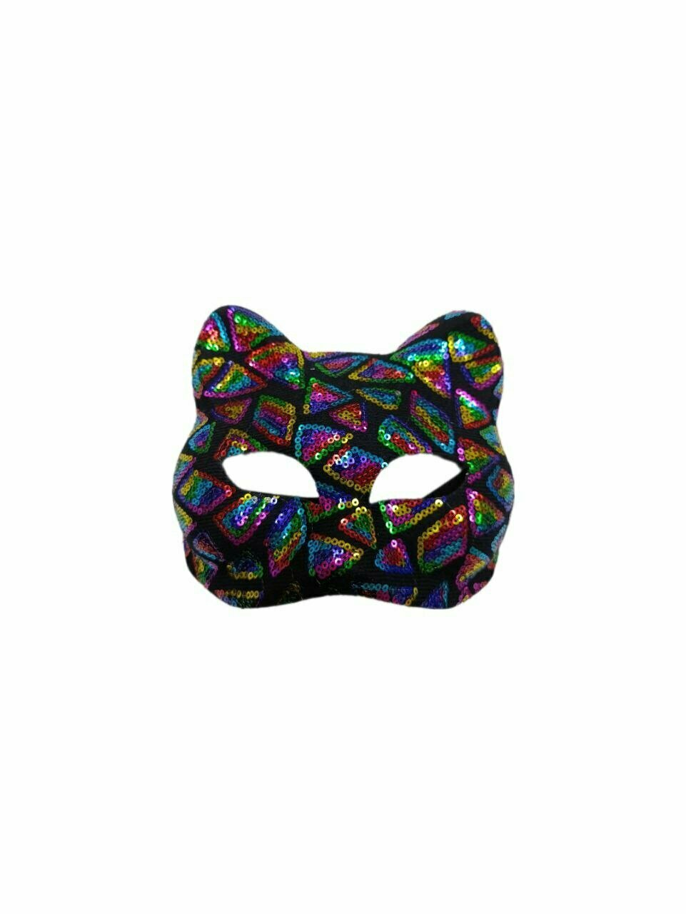 Маска карнавальная «Блики неона», кошка , микс (разноцветная)