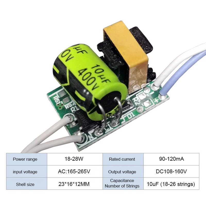 Трансформатор HELTC для LED ламп 5-28 Вт 18-28W