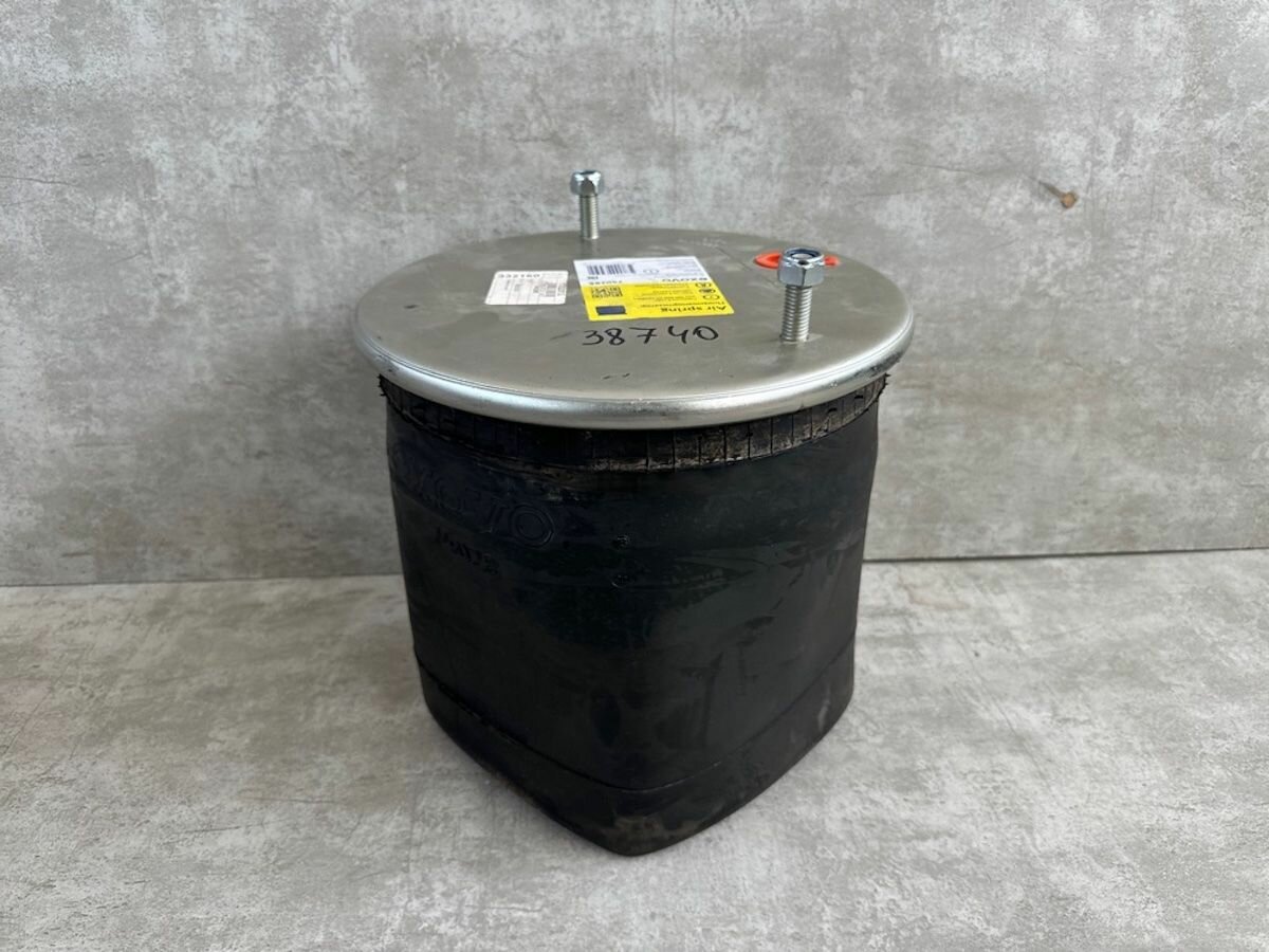 Пневморессора без стакана RML75139 SCHMITZ FRUEHAUF без стакана H535 2 шп. M12, 1 отв. M22*1.5(шмитц фрюхауф)