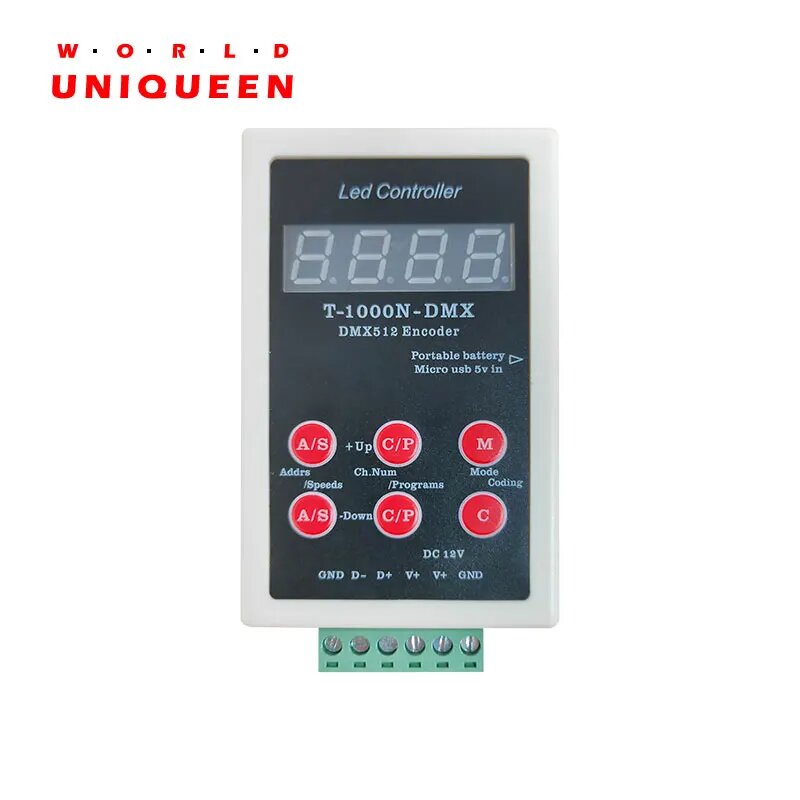 RGB контроллер WORLD UNIQUEEN T-1000N-DMX