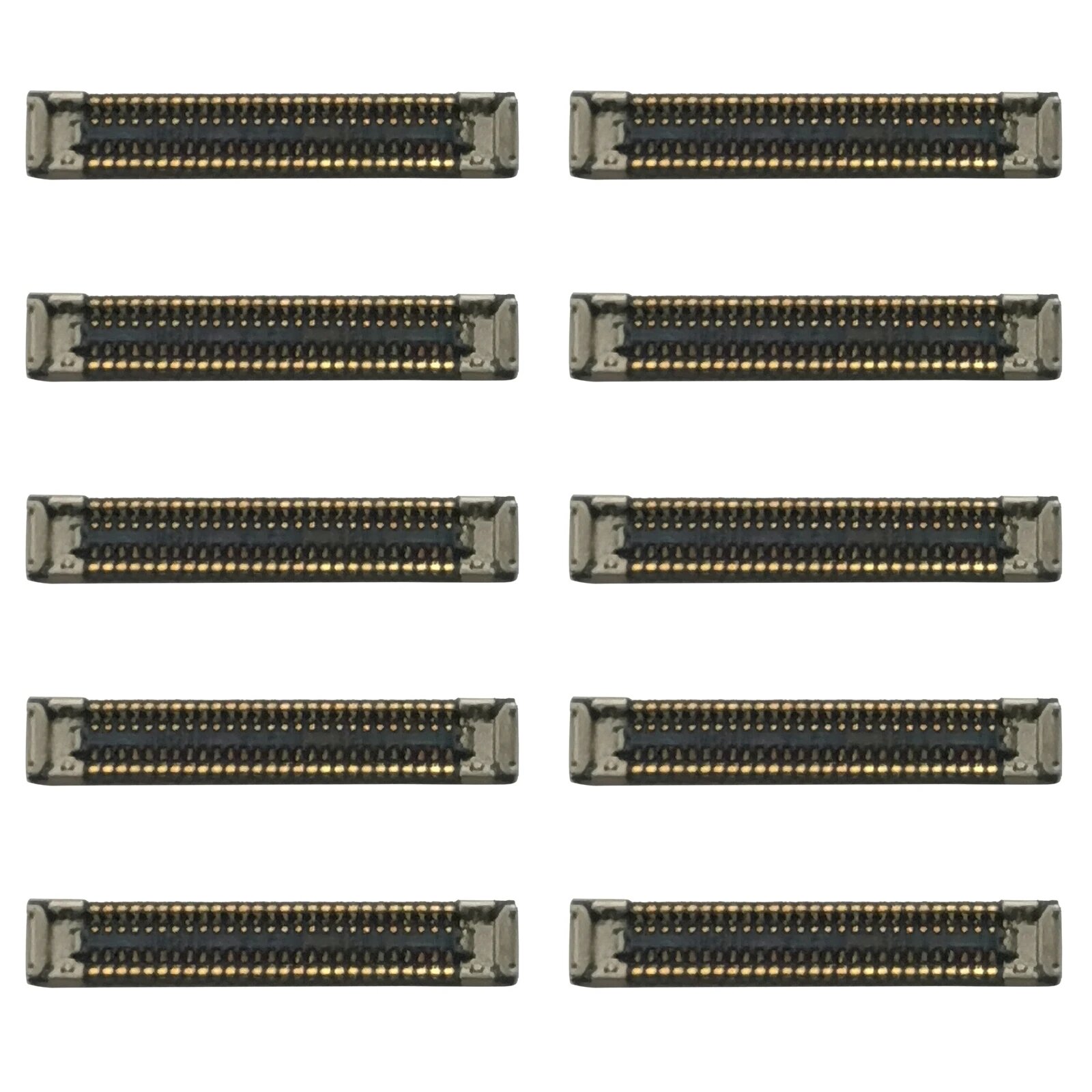 10 шт, разъем FPC для ЖК-дисплея материнской платы для Samsung Galaxy S10 Lite, запасная часть для ремонта телефона