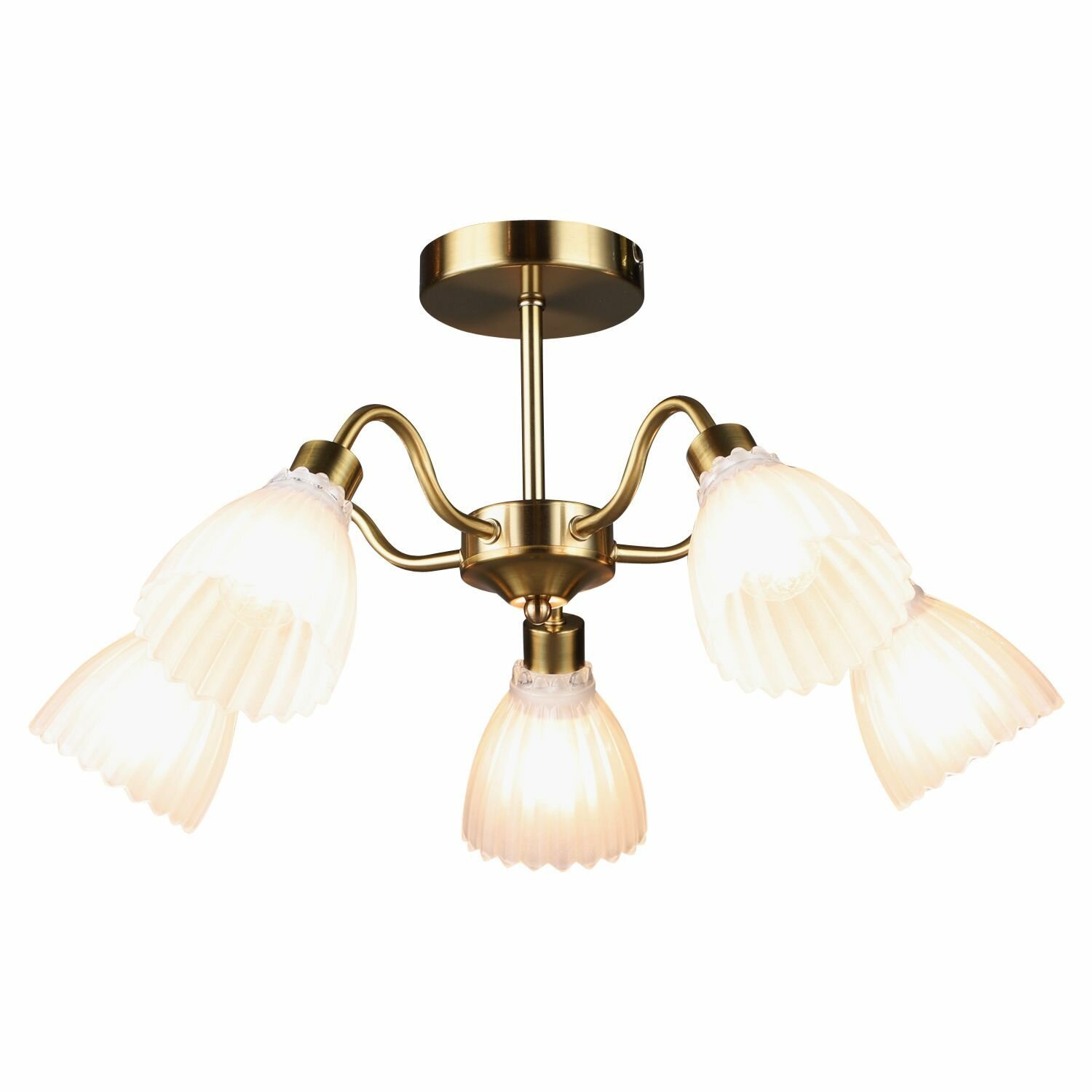 Люстра потолочная, Цвет - Бронза, CC6391/5, Е14