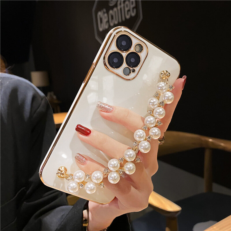 Чехол Promax Creative "Tide Brand", для iPhone XS Max, силикон, с браслетом