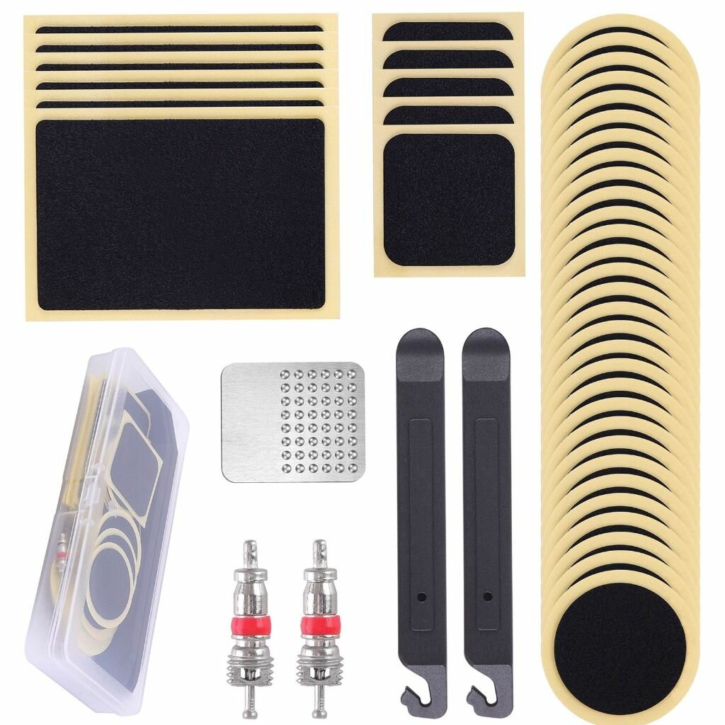 Велосипедные инструменты, Набор для ремонта проколов без клея с лопатками для шин, 1 комплект из 46 предметов