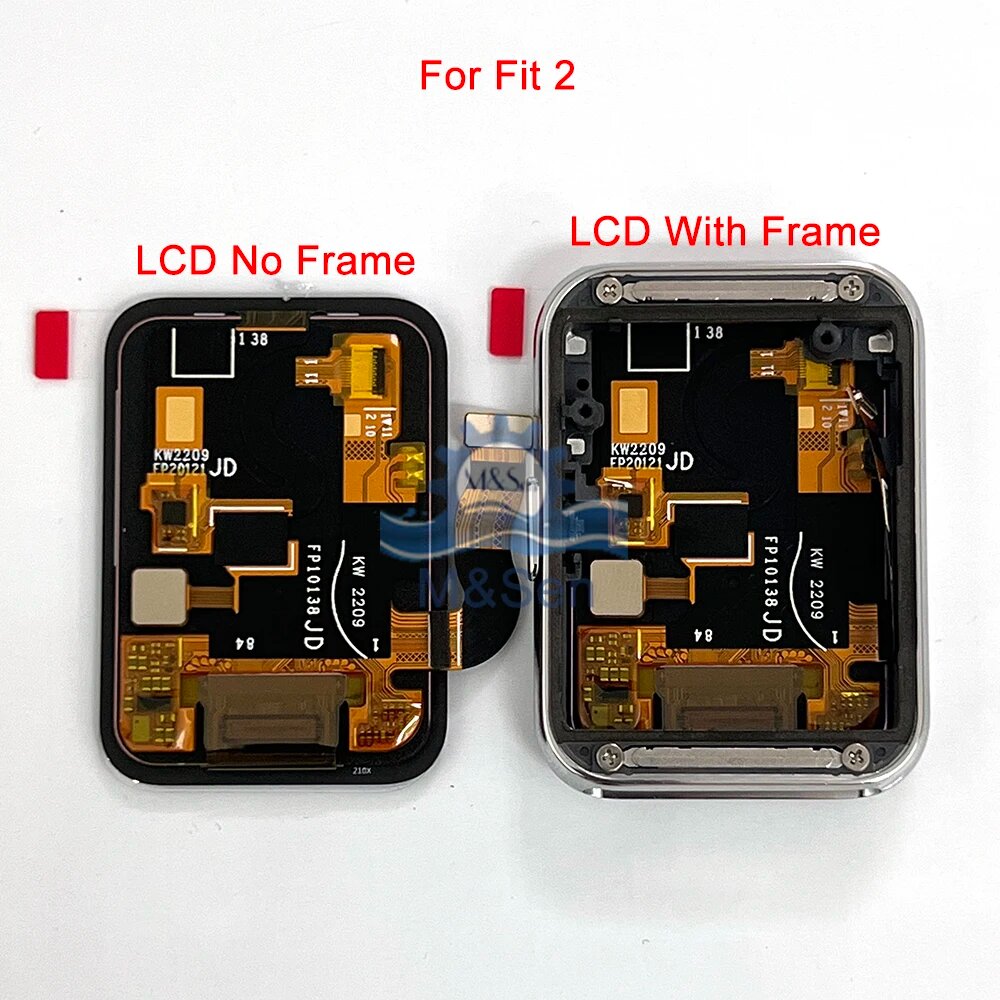 Оригинальный ЖК-дисплей 1,74 дюйма для Huawei Watch Fit 2, сенсорная панель, Fit 2 No Frame