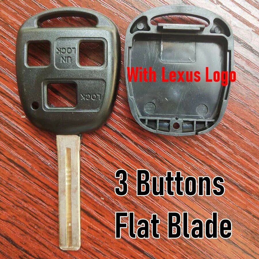 Автомобильный пульт дистанционного управления с кнопкой Wooeight 2/3, запасной брелок для автомобильного ключа, подходит для Lexus GX470 GS300 GS400 RX350 ES300 для Toyota Key For Lexus