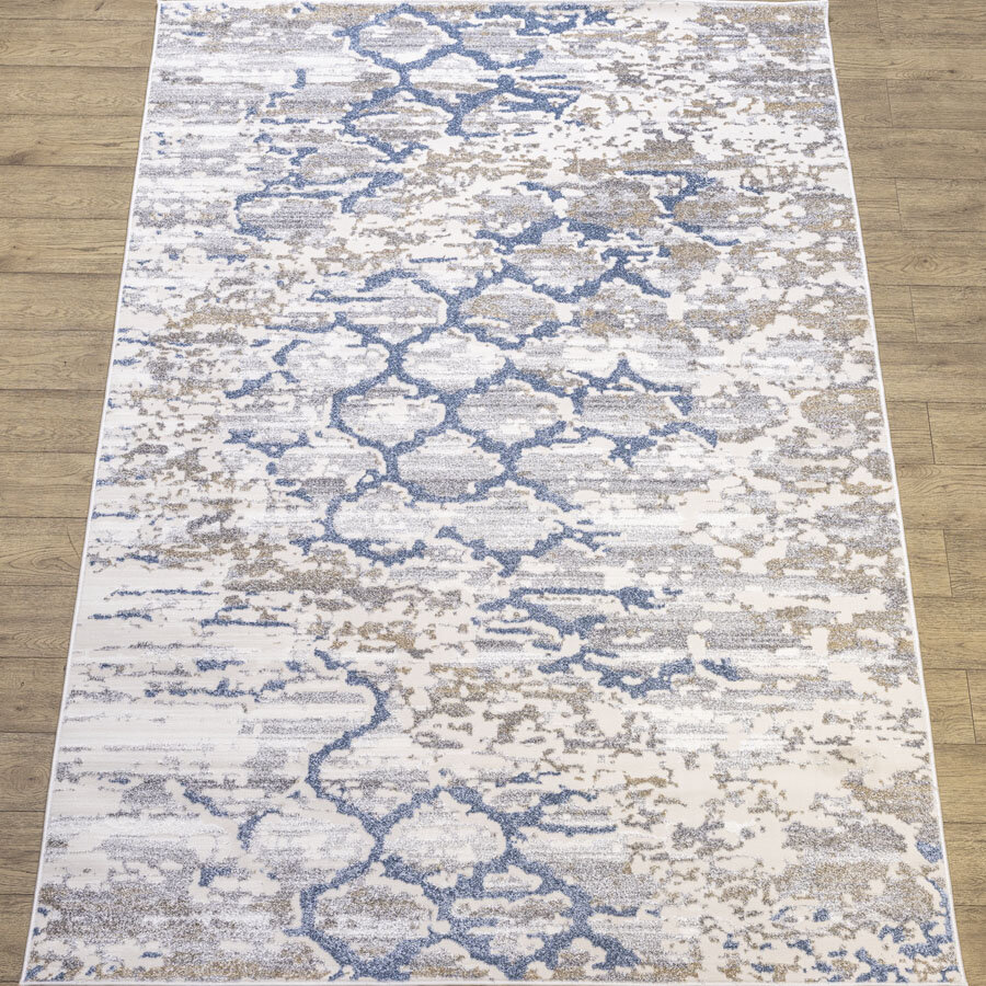 Ковер, Прямой, Бежевый, Серый, Голубой, Современный, на пол, в гостиную, спальню, в ассортименте (200 см. на 400 см.)