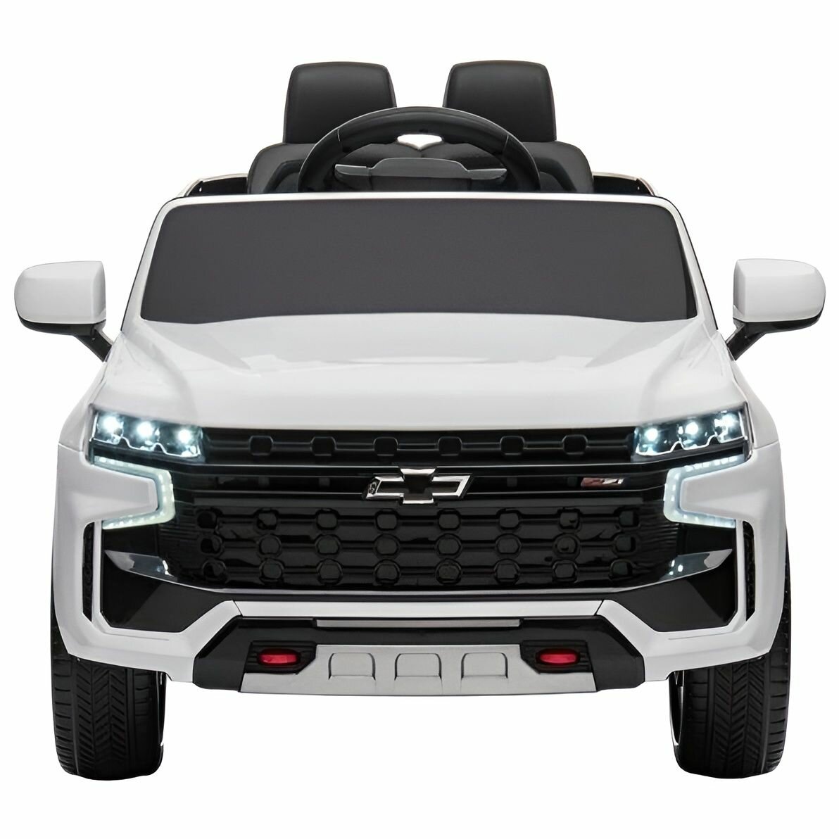 Электромобиль Chevrolet "Tahoe", для детей 1-5 лет, белый, 2 места