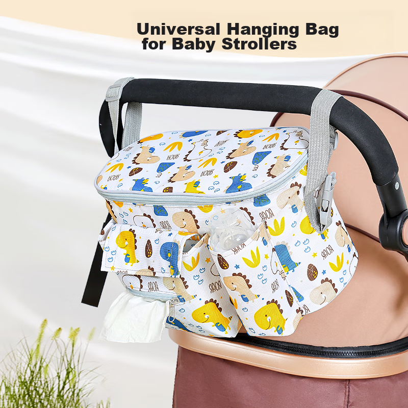 NanJiren Baby Stroller Bag, Pushchair Bag, Mommy Bag, Handheld Shoulder Bag, Maternity Bag, Multifunctional Baby Bag for Outdoor Use