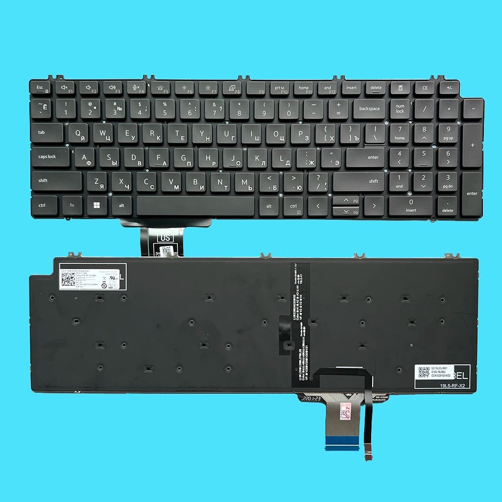 7750 русская клавиатура с подсветкой для Dell Precision 7550 7760 7560 17-7750 0713DM 1WYH2 PK132V72B00 RU