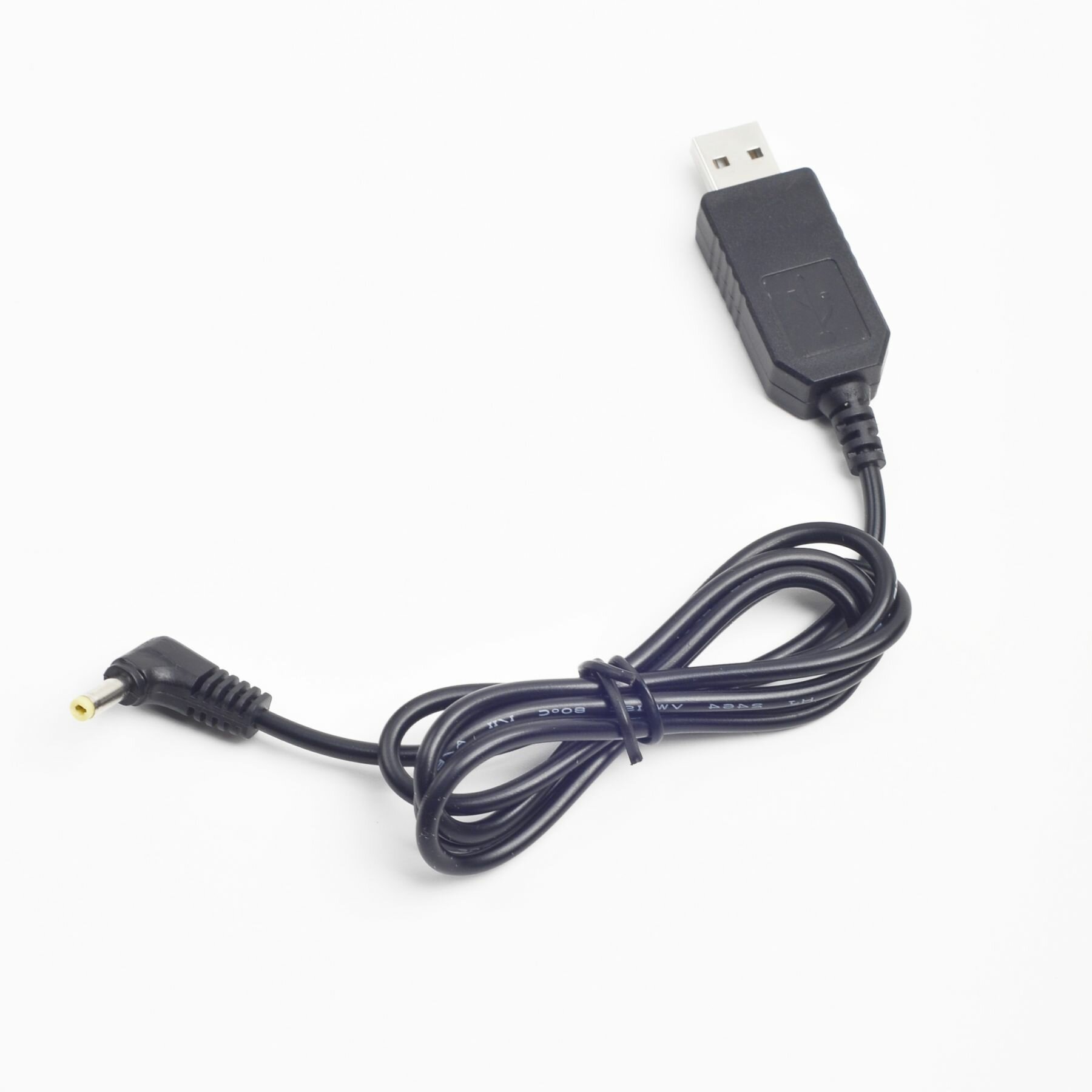 Кабель USB для зарядки раций Baofeng и Kenwood с индикатором, DC 5.5x2.5 мм, 1 м
