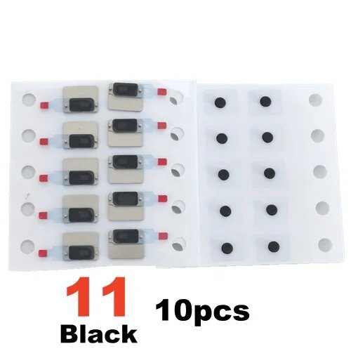 10 шт. сетка для микрофона задней камеры для iPhone 12 Pro Max 13 11 14 Plus, датчик 10x 11 Black