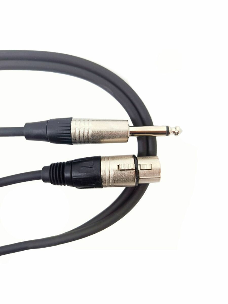 True magic TLC051 3M Кабель микрофонный XLR - 1/4 Jack, 3 м, черный TLC051 3M