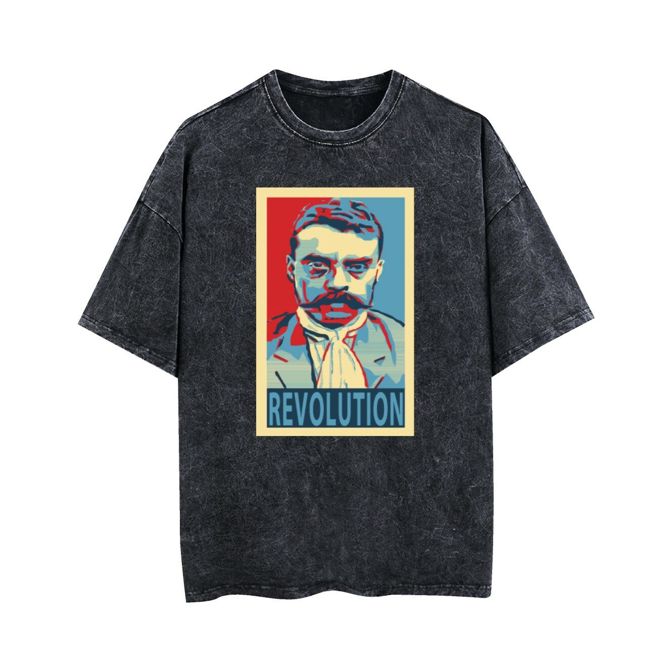 Мужская футболка Zapata Revolution Black T Shirt Viva Mexico Mexican Pride Protest Tee