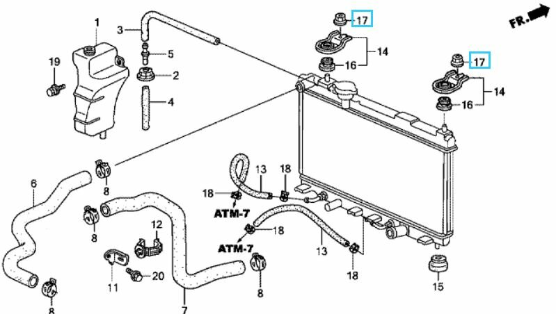 Гайка, спец, 6мм; Артикул Honda/Acura: 90222S04003 (Оригинал)
