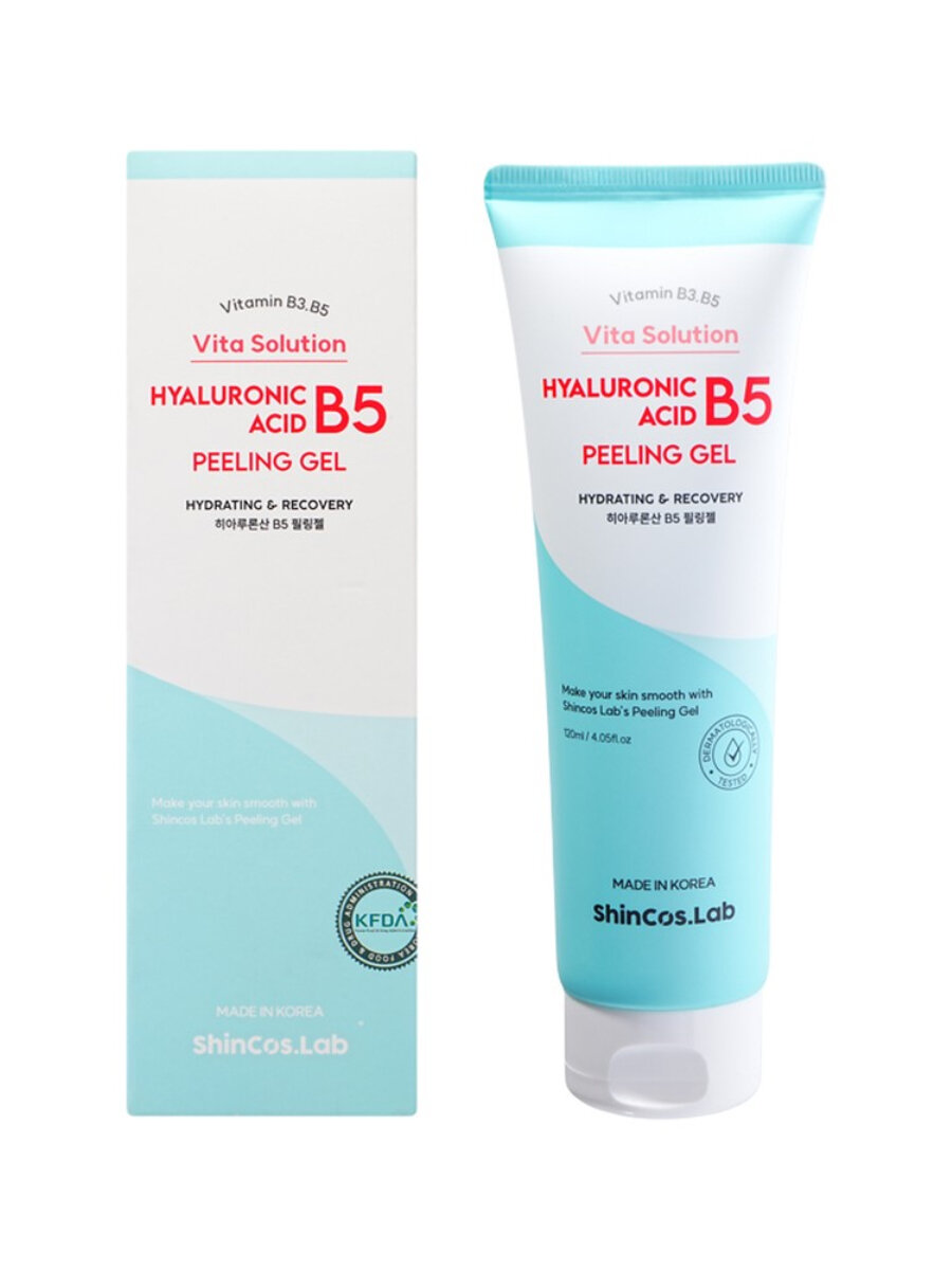 Пилинг-гель для лица SHINCOS.LAB с гиалуроновой кислотой и витамином В5120 мл