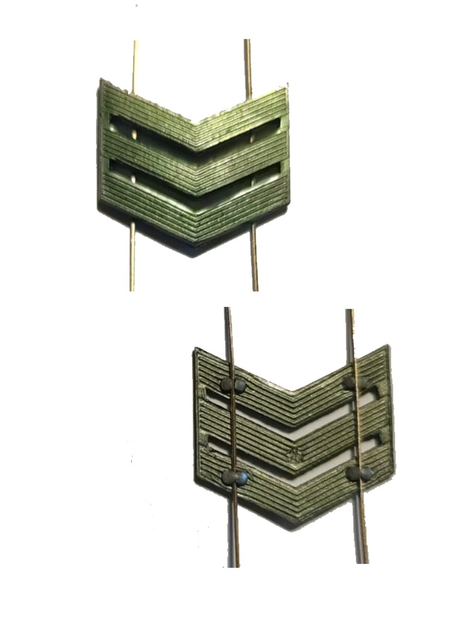 Пара Лычек на погоны, сержант, защитные