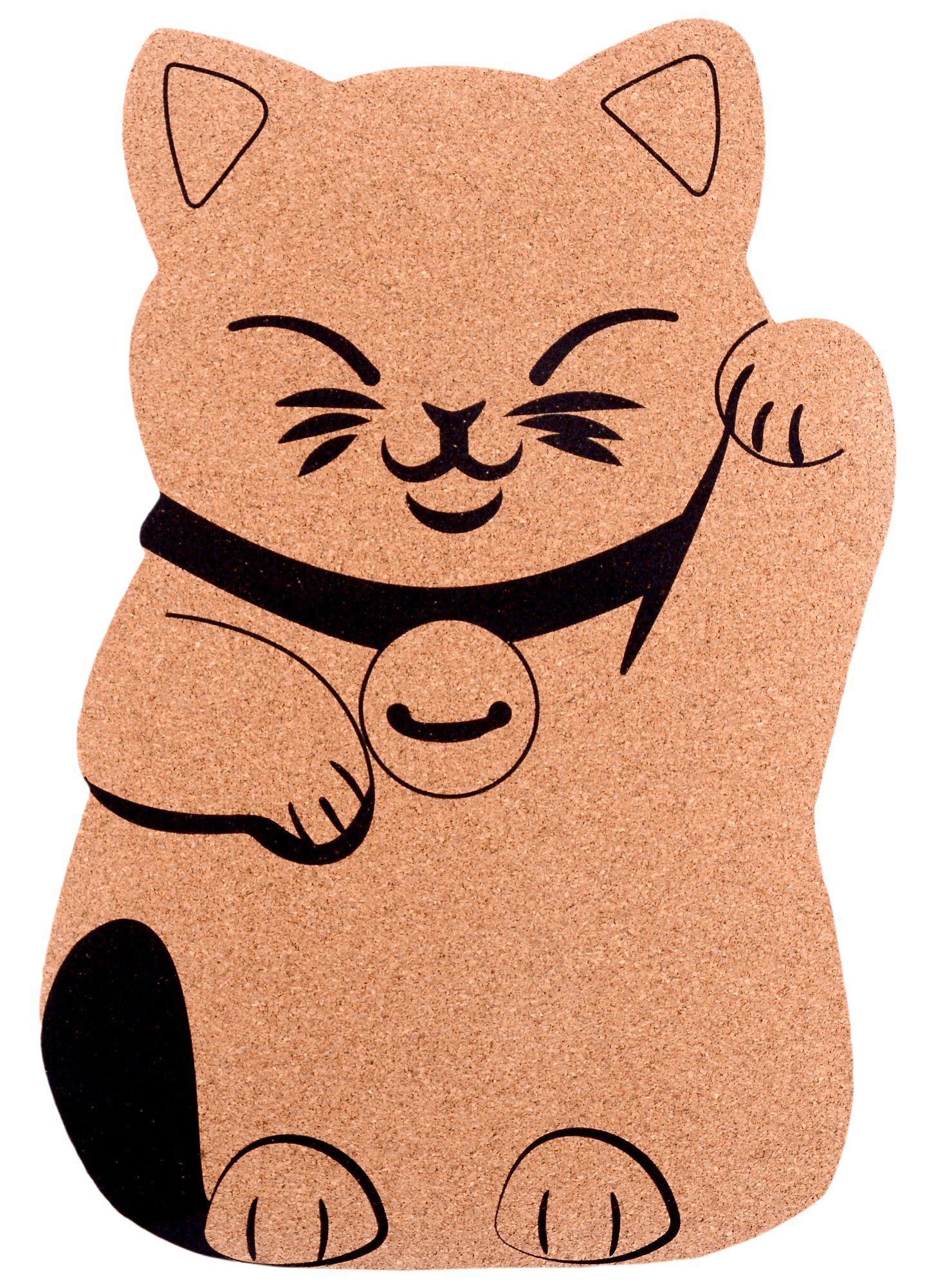 Доска пробковая "Кошка. Манэки-нэко" фигурная, инд. уп