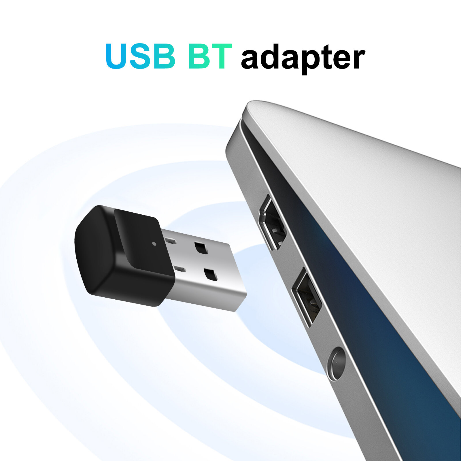 Аудиоадаптер USB BT 5.0: для видеоконференций и звонков, plug-and-play, совместим со всеми устройствами. Идеален для бизнеса.