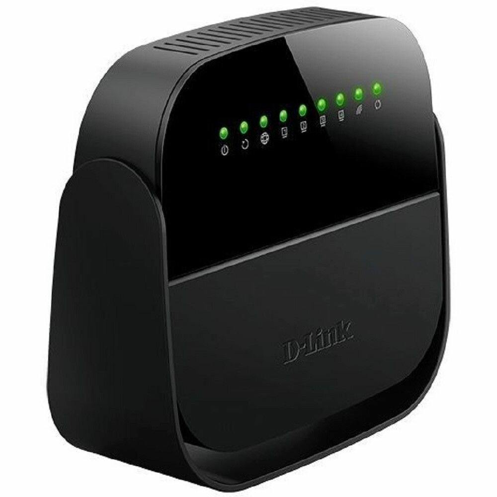 Wi-Fi Роутер D-Link DSL-2640U/R1A, 2.4ГГц N150, 1xDSL/ADSL2+, 4xRJ45 100Мбит/с
