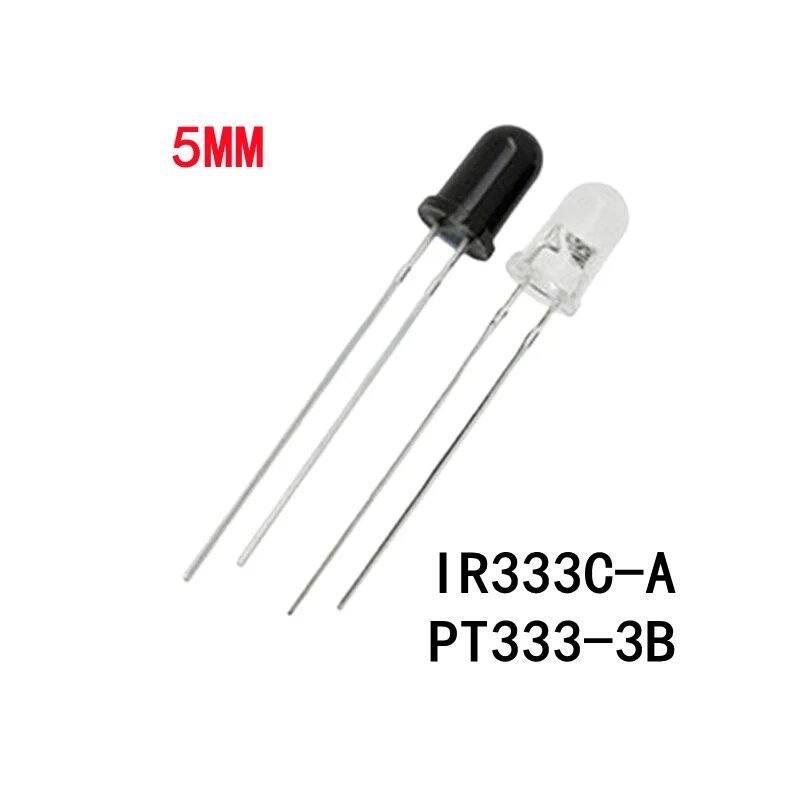 ИК-приемники IR333C-A PT333-3B PT333 3B 5mm Black