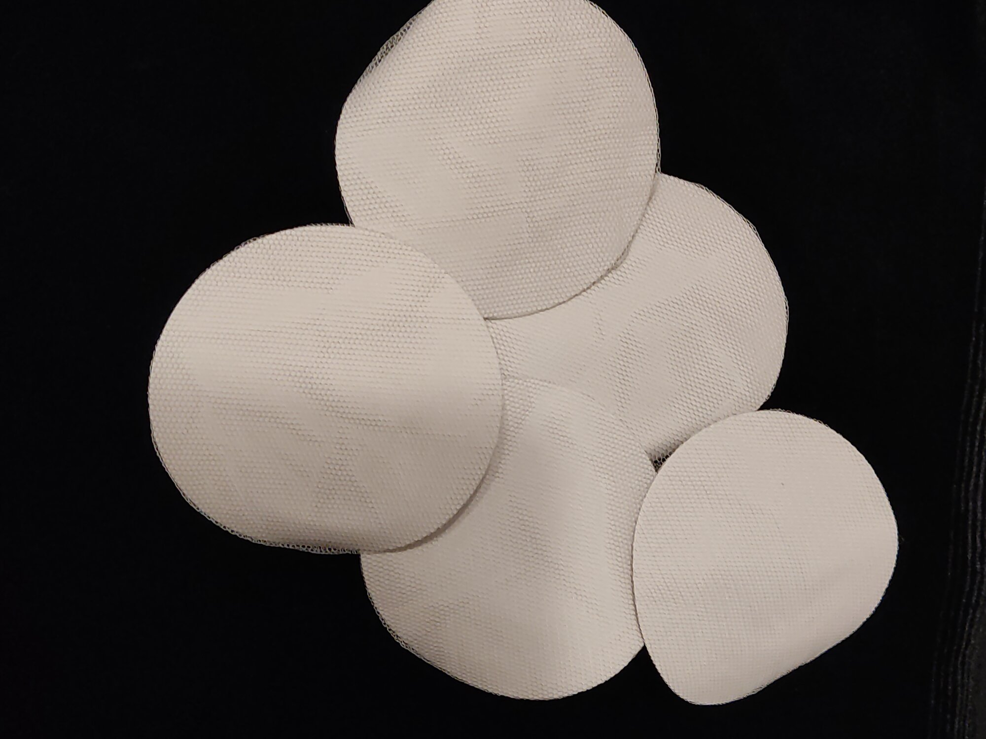 Сеточка для пучка волос белая, набор 5 штук