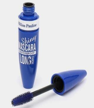 Тушь для ресниц синяя, Shiny Mascara Waterproof Long Thick, 10 мл