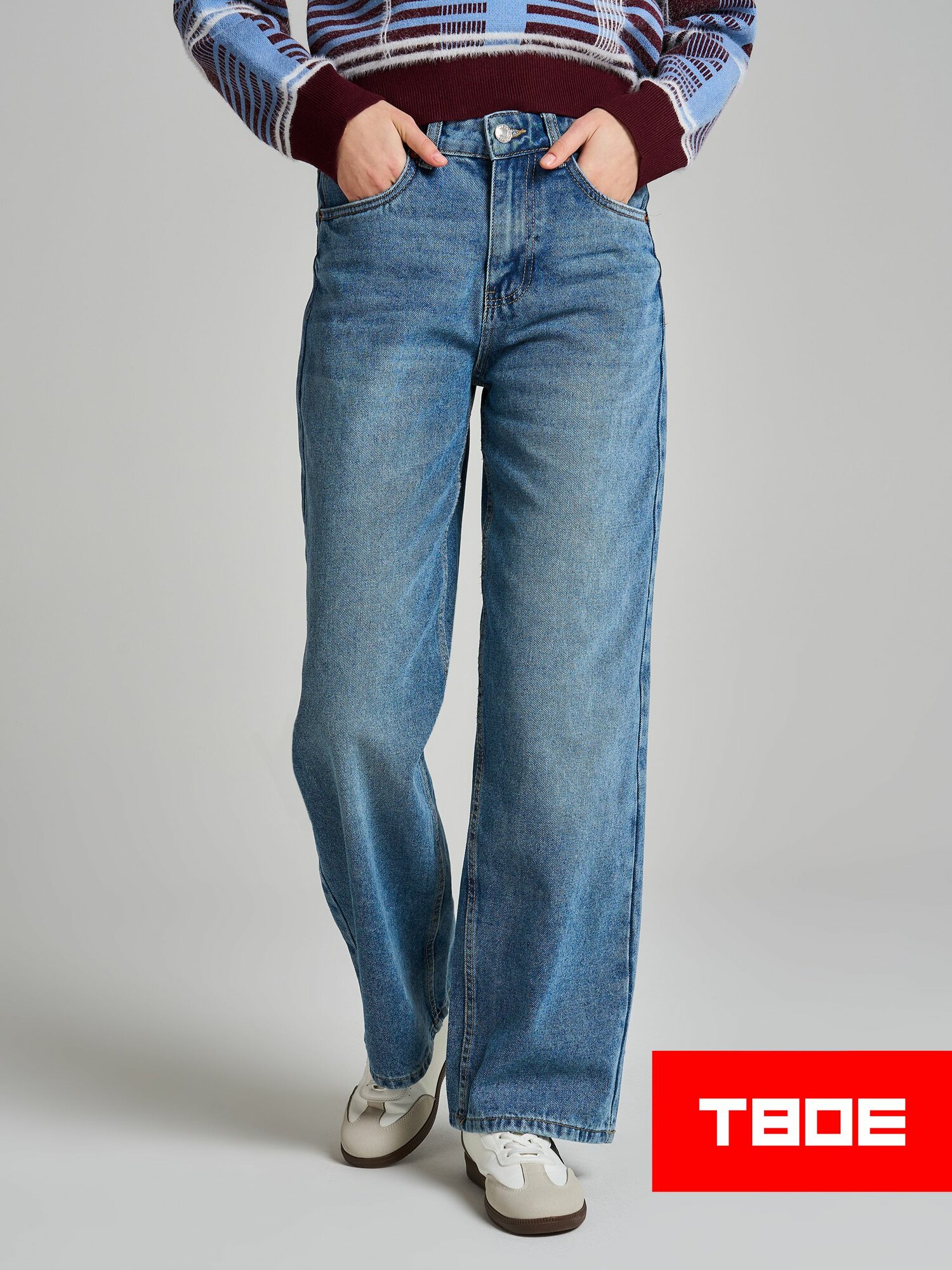 Джинсы багги 