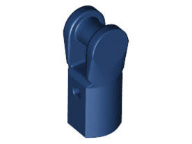 Деталь Lego Bar Holder with Handle 23443 Dark Blue N