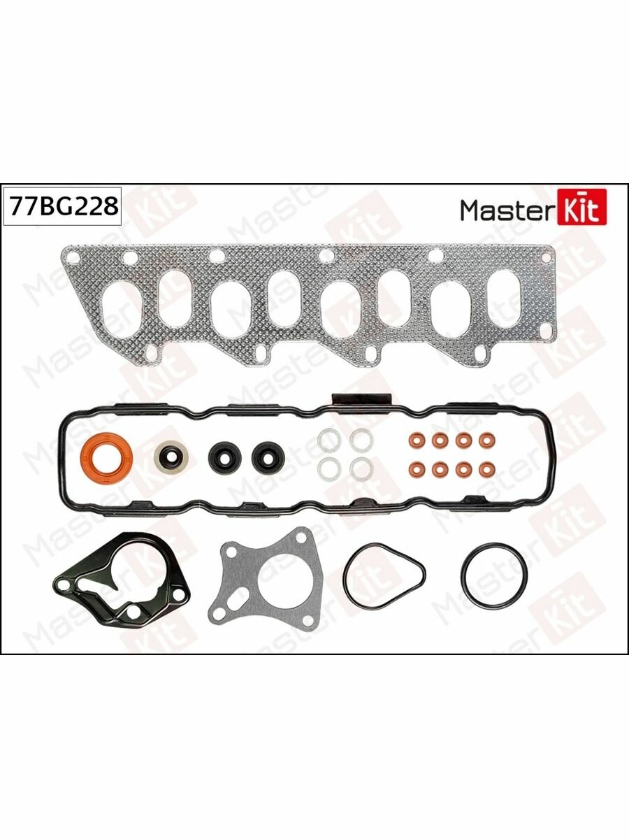 Комплект прокладок ДВС MasterKit 77BG228 для MITSUBISHI Carisma, OPEL Vivaro, RENAULT Laguna / Мицубиси Харизма, Опель виваро, Рено лагуна
