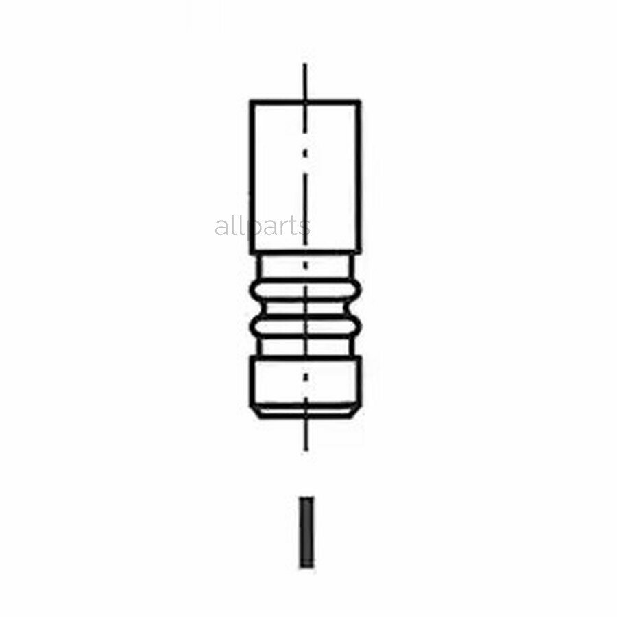 FRECCIA R4457/RCR Клапан двигателя Citroen, Peugeot 1.8/2.0 XU10J4 16V 87> 29x7x105.7 EX