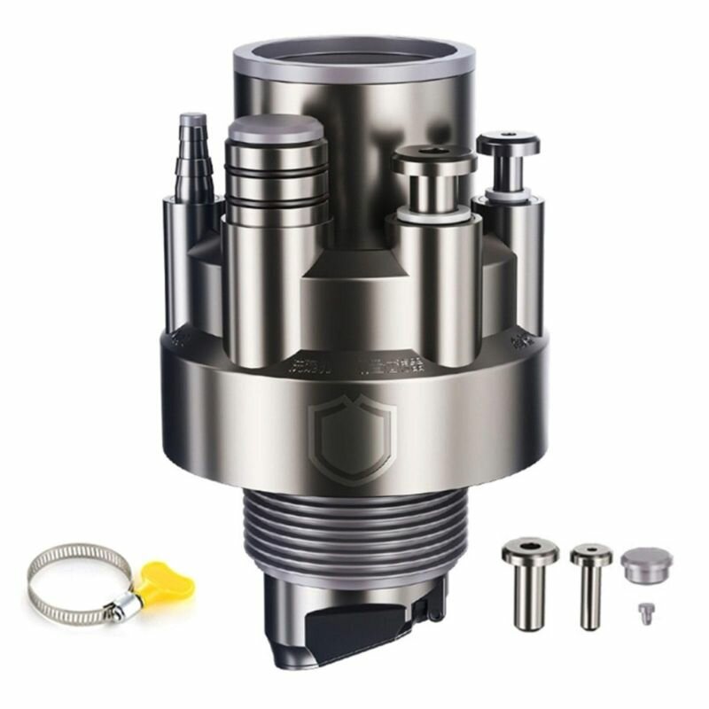 Многофункциональный встроенный дренаж для трубопровода-темно-серый