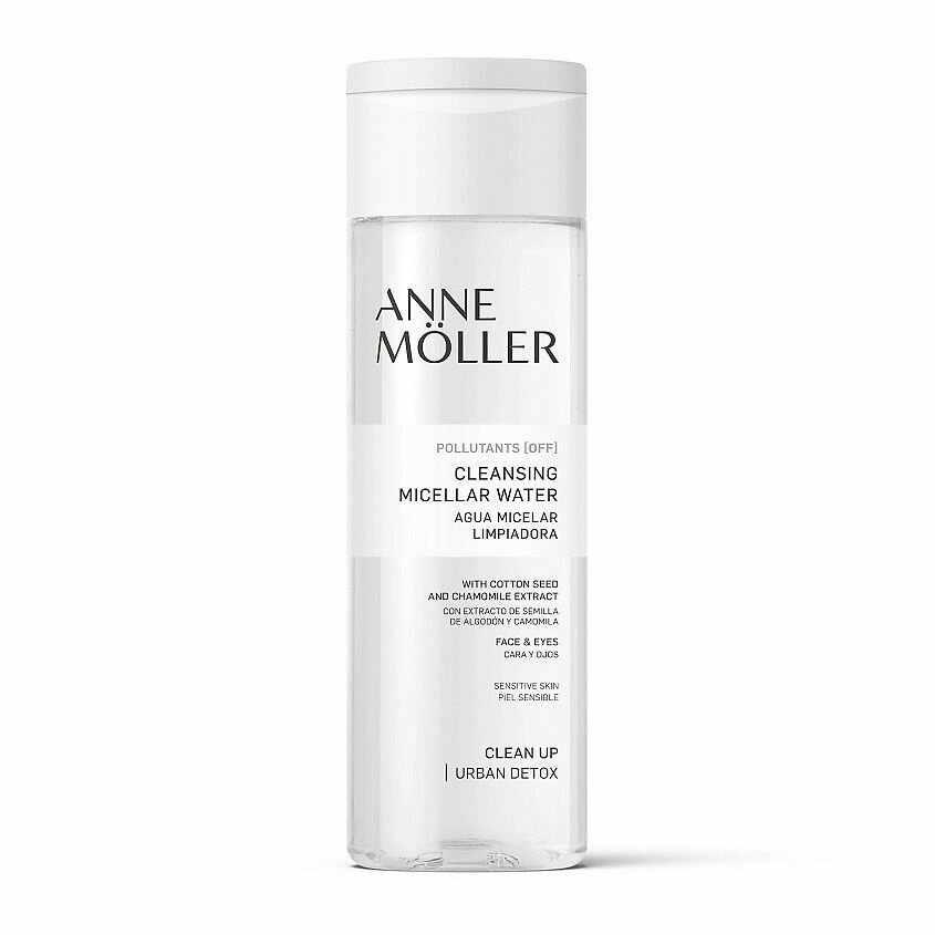 ANNE MOLLER Мицеллярная вода очищающая Clean Up Cleansing Micellar Water, 200 мл