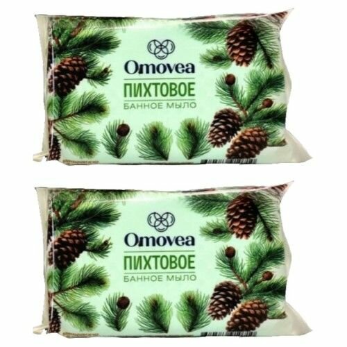 Pulsar Omovea Твердое мыло Банное, Пихтовое, 180г, 2шт/