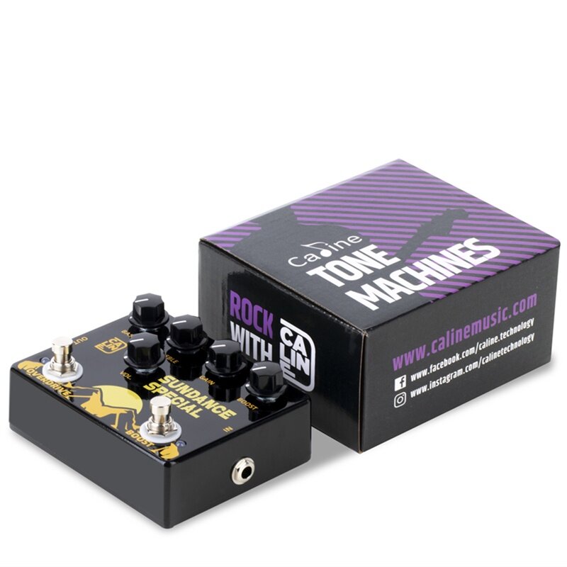 Caline DCP-06 Sundance Специальный Boost Overdrive 2-в-1 Гитарный эффект педаль True Bypass Электрическая гитара