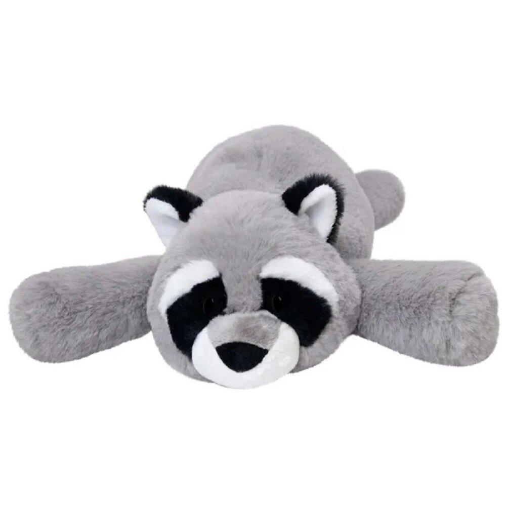 Мягкая игрушка "Енот", лежачий, плюшевый материал, серый цвет, 45см