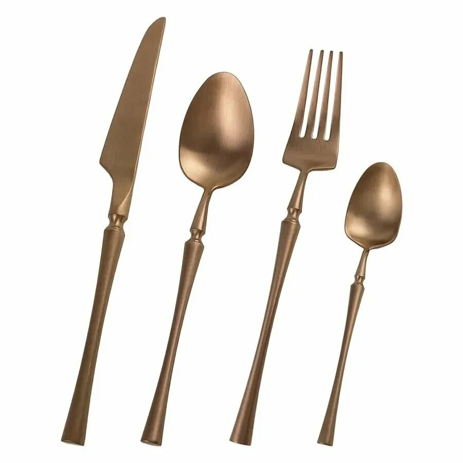Набор столовых приборов 4 предм. медь